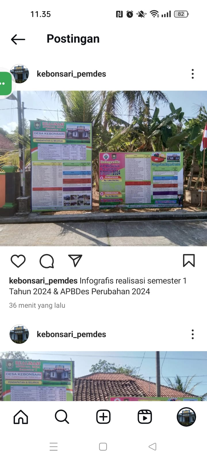 INFOGRAFIS APBDES PERUBAHAN TAHUN ANGGRAN 2024 - Desa Kebonsari